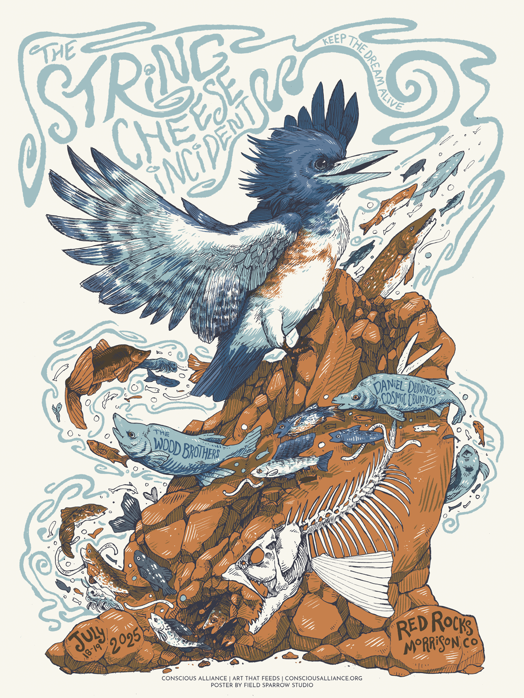 The String Cheese Incident Red Rocks 2025 — Conscious Alliance